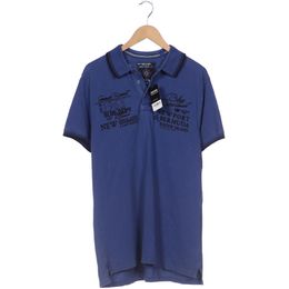 CAMP DAVID Herren Poloshirt, marineblau, Gr. 54