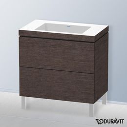 Duravit Vero Air Waschtisch mit L-Cube Unterschrank, 2 Auszüge, LC6937N7272,