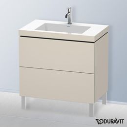 Duravit Vero Air Waschtisch mit L-Cube Unterschrank, 2 Auszüge, LC6937O9191,