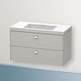 Duravit Vero Air Waschtisch mit Brioso Unterschrank, 2 Auszüge, BR4607N1007,