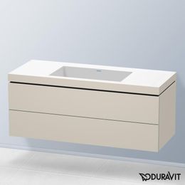 Duravit Vero Air Waschtisch mit L-Cube Unterschrank, 2 Auszüge, LC6929N9191,