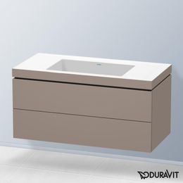 Duravit Vero Air Waschtisch mit L-Cube Unterschrank, 2 Auszüge, LC6928N4343,