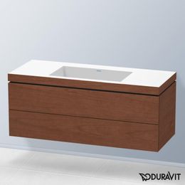 Duravit Vero Air Waschtisch mit L-Cube Unterschrank, 2 Auszüge, LC6929N1313,