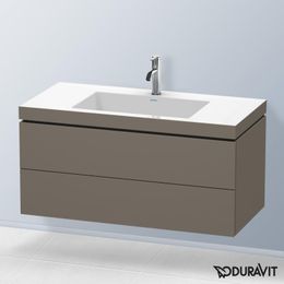 Duravit Vero Air Waschtisch mit L-Cube Unterschrank, 2 Auszüge, LC6928O9090,