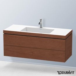 Duravit Vero Air Waschtisch mit L-Cube Unterschrank, 2 Auszüge, LC6929O1313,