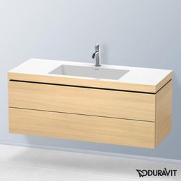 Duravit Vero Air Waschtisch mit L-Cube Unterschrank, 2 Auszüge, LC6929O7171,