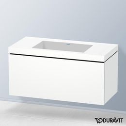 Duravit Vero Air Waschtisch mit L-Cube Unterschrank, 1 Auszug, LC6918N1818,