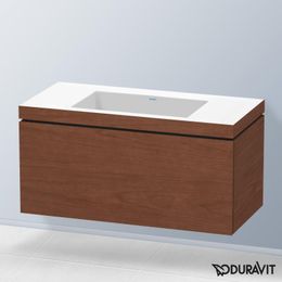 Duravit Vero Air Waschtisch mit L-Cube Unterschrank, 1 Auszug, LC6918N1313,