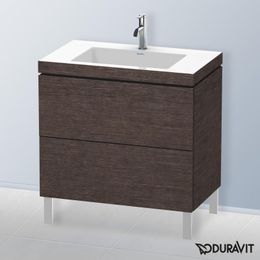 Duravit Vero Air Waschtisch mit L-Cube Unterschrank, 2 Auszüge, LC6937O7272,