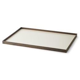 Gejst - Frame Tablett, large, geräucherte Eiche / beige