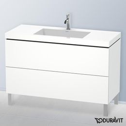 Duravit Vero Air Waschtisch mit L-Cube Unterschrank, 2 Auszüge, LC6939O1818,