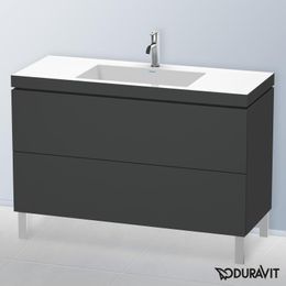 Duravit Vero Air Waschtisch mit L-Cube Unterschrank, 2 Auszüge, LC6939O4949,