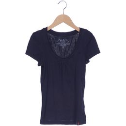 EDC by Esprit Damen T-Shirt, marineblau, Gr. 34