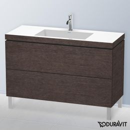 Duravit Vero Air Waschtisch mit L-Cube Unterschrank, 2 Auszüge, LC6939O7272,