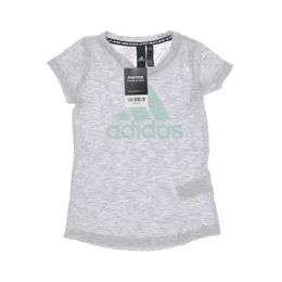 Adidas Damen T-Shirt, grau, Gr. 128