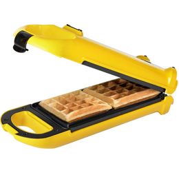 Princess Waffeleisen Flip 01.132406.01.001, Drehfunktion, 700 W, gelb