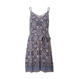 Molly Bracken Kleid Damen Gr&ouml;&szlig;e 34 dunkelblau / flieder / pfirsich / wei&szlig; Sommerkleid