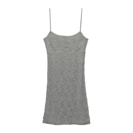 Pull&Bear Pull&bear Kleid Damen Gr&ouml;&szlig;e 36 grau Winterkleid