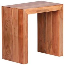 Wohnling Beistelltisch Holz akazie 60,0 x 35,0 x 60,0 cm