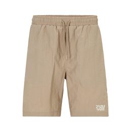 FCBM Shorts Jakob Herren Gr&ouml;&szlig;e 34 dunkelbeige / wei&szlig;