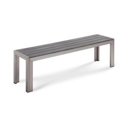 Best Bank Seattle 160x34x45cm silber/anthrazit