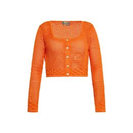 Ebeeza Knit Cardigan female Orange size XL