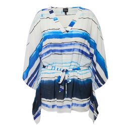 Ulla Popken Tunika Damen Gr&ouml;&szlig;e 4XL/5XL beige / marine