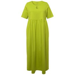 Ulla Popken Kleid Damen Gr&ouml;&szlig;e 50/52 limette Winterkleid