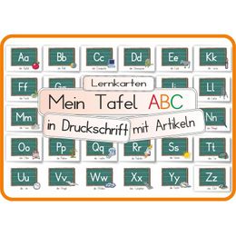 Mein Tafel ABC in Druckschrift mit Artikeln - Helga Momm, Loseblatt