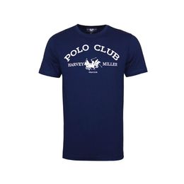 Harvey Miller Shirt 'Polo Club' male Blue size XXL