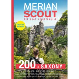 MERIAN Scout Sachsen englische Version, Kartoniert (TB)