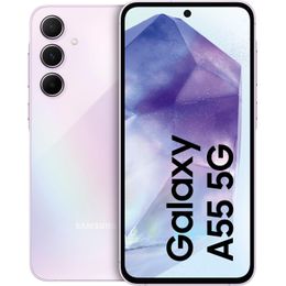 Samsung Smartphone "Galaxy A55 5G 256GB" Mobiltelefone lila (flieder) Smartphone Android Bestseller