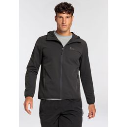 Softshelljacke Jack Wolfskin Gr. L, schwarz-weiß (phantom) Herren Jacken Outdoorjacken