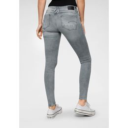 Skinny-fit-Jeans G-Star Raw "Mid Waist Skinny" Gr. 27, Länge 30, grau (faded industrial grey) Damen Jeans Röhrenjeans