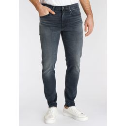 Levi's Tapered-fit-Jeans LEVI'S "512 Slim Taper Fit" Gr. 29, Länge 32, schwarz (dark black stonewash) Herren Jeans Tapered-Jeans