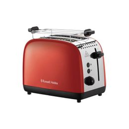 Russell Hobbs Toaster Colours Plus 2S Toaster Red - 26554-56