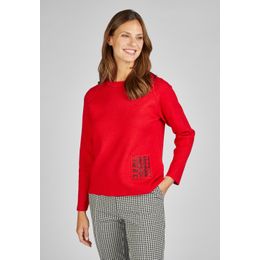 Strickpullover Rabe "Rabe Pullover" Gr. 46, rot Damen Pullover