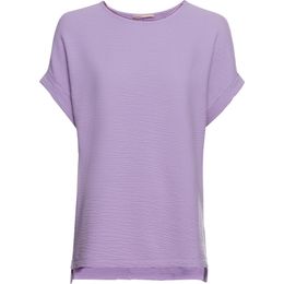 Adagio T-Shirt, Struktur-Musterung, Teilungsnaht, für Damen, lila, 44