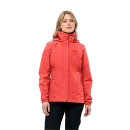 Funktionsjacke Jack Wolfskin "STORMY POINT 2L JKT W" Gr. XXL, rot (vibrant red) Damen Jacken Sportjacken