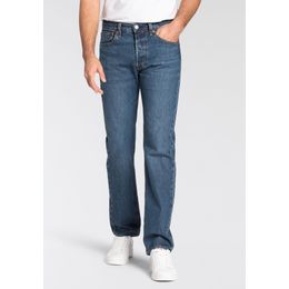 Levi's Straight-Jeans LEVI'S "501 ORIGINAL" Gr. 38, Länge 32, blau (honeybee) Herren Jeans Straight Fit mit Markenlabel Bestseller