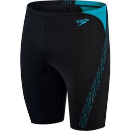 Speedo® Schwimmhose "Hyperboom Splice", chlorbeständig, für Herren, schwarz, 6