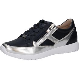 Caprice Sneaker, Reißverschluss, Metallic-Details, für Damen, blau, 40