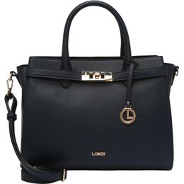 L.Credi Shopper, Kunstleder, Reißverschluss, für Damen, blau