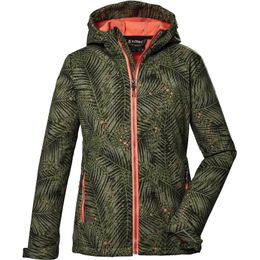 Killtec® Softshelljacke, windabweisend, wasserabweisend, für Kinder, grün, 152