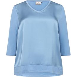 Wasabi CONCEPT Bluse "Celinda", 3/4-Arm, für Damen, blau, L