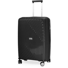 Hartschalen-Trolley Hauptstadtkoffer "TXL, 66 cm, schwarz" Gr. B/H/T: 46 cm x 66 cm x 26 cm 76 l, schwarz Koffer Hartschalenkoffer