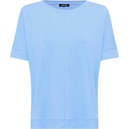 Olsen T-Shirt "Cosima", Ziernaht, für Damen, blau, 40