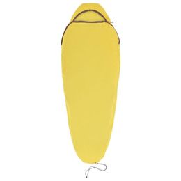 Sea To Summit - Reactor Sleeping Bag Liner Mummy with Drawcord - Reiseschlafsack Gr Compact Gelb