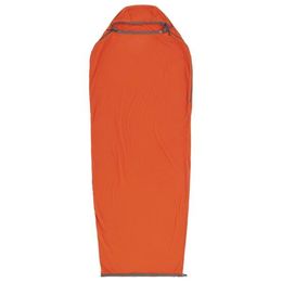 Sea To Summit - Reactor Fleece Sleeping Bag Liner Mummy - Reiseschlafsack Gr Compact Rot