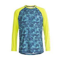 Spyder Funktionsshirt Herren Größe XXL blau / grün / weiß